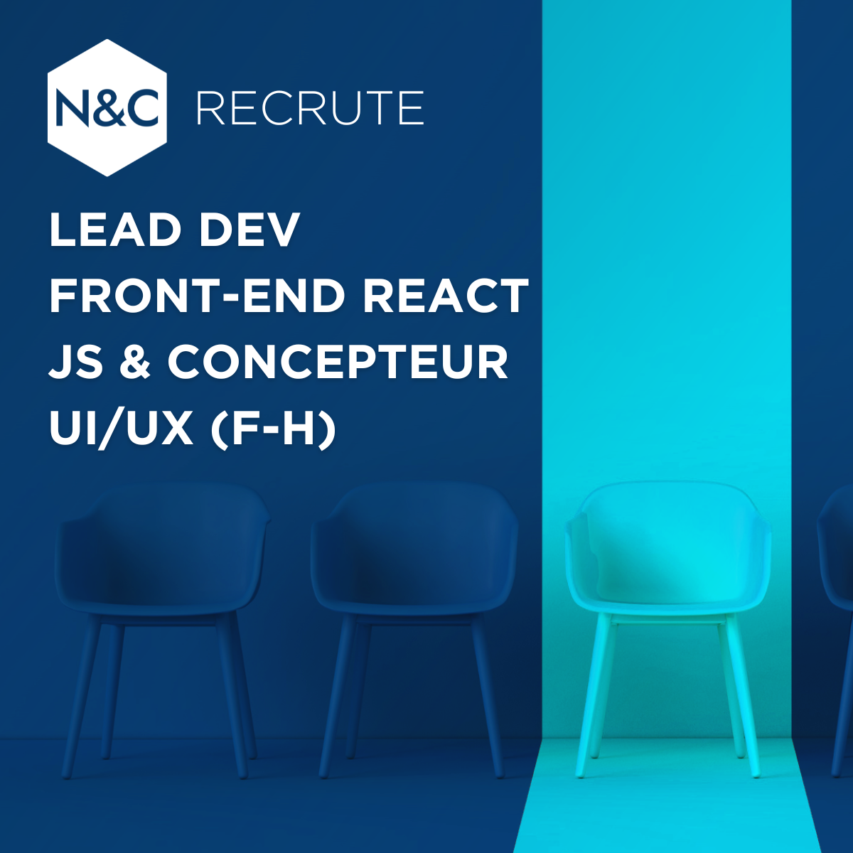 Lead Dev Front-end React JS & Concepteur UI/UX (F-H)